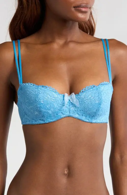 Wacoal Ciao Bella Underwire Balconette Bra - Cyaneus
