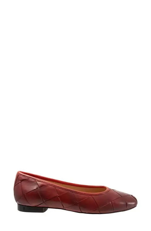 Trotters Hanny Woven Flat By