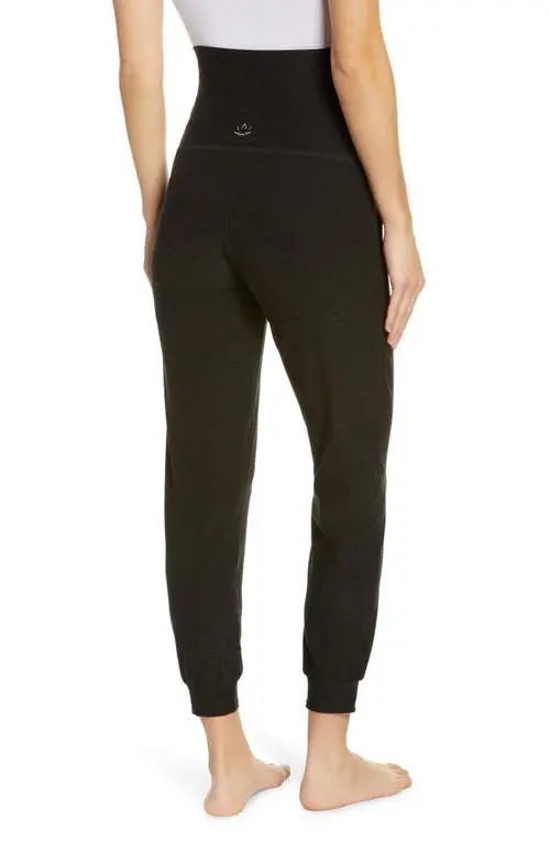 Beyond Yoga Spacedye Maternity Joggers - Darkest Night