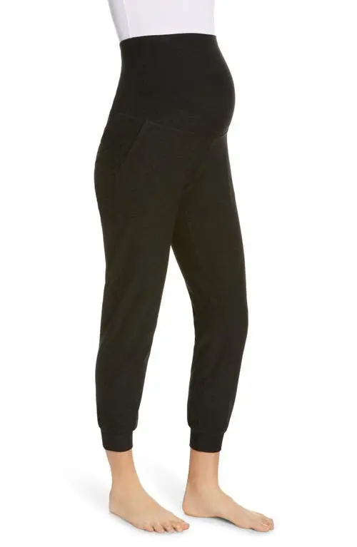 Beyond Yoga Spacedye Maternity Joggers - Darkest Night