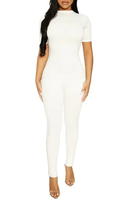 Naked Wardrobe The Nw T Jumpsuit - Off White