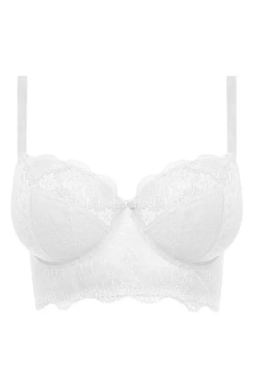 Freya Fancies Full Figure Longline Underwire Bra - White