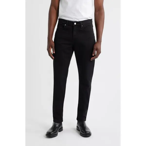 FRAME L'homme Athletic Slim Fit Jeans - Noir