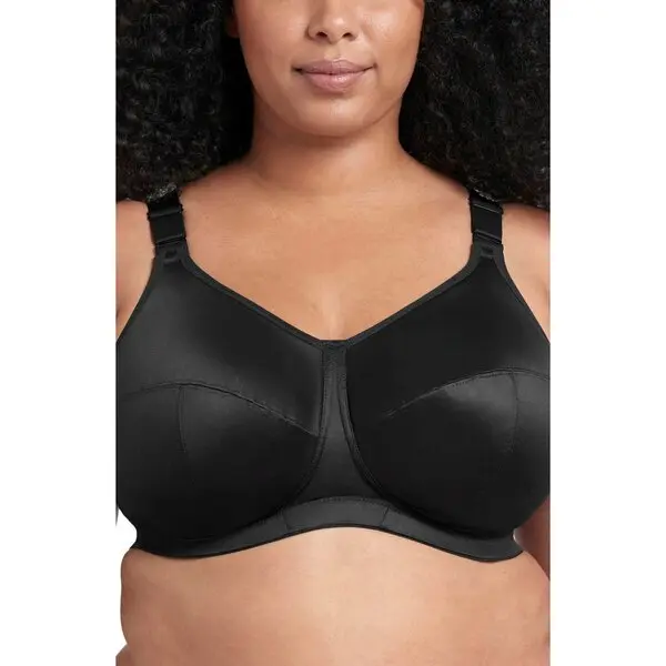 GODDESS Celeste Full Figure Soft Cup Bra - Black