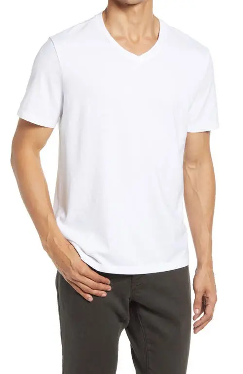 Ag Bryce V-neck T-shirt - True White