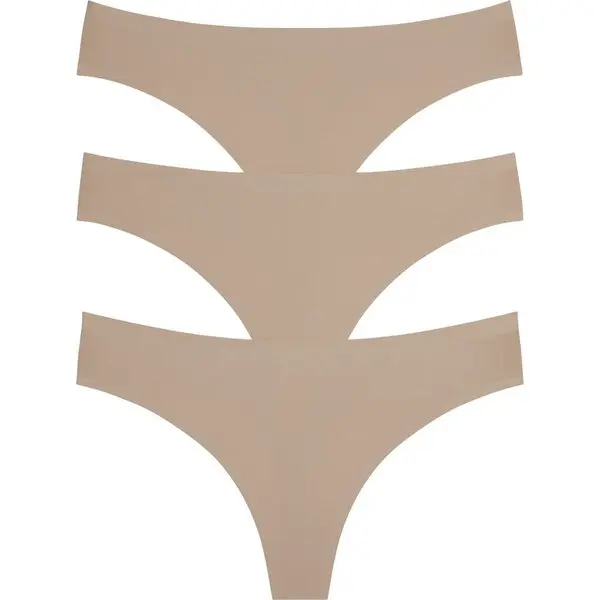 Honeydew Intimates Intimates Skinz 3-pack Thong - Nude/nude/nude