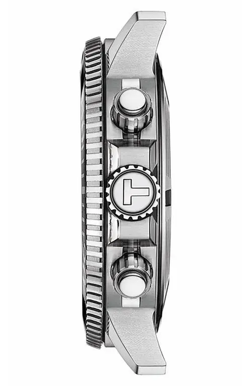 TISSOT Seastar Chronograph Stainless Steel Bracelet Watch - Green Gradient