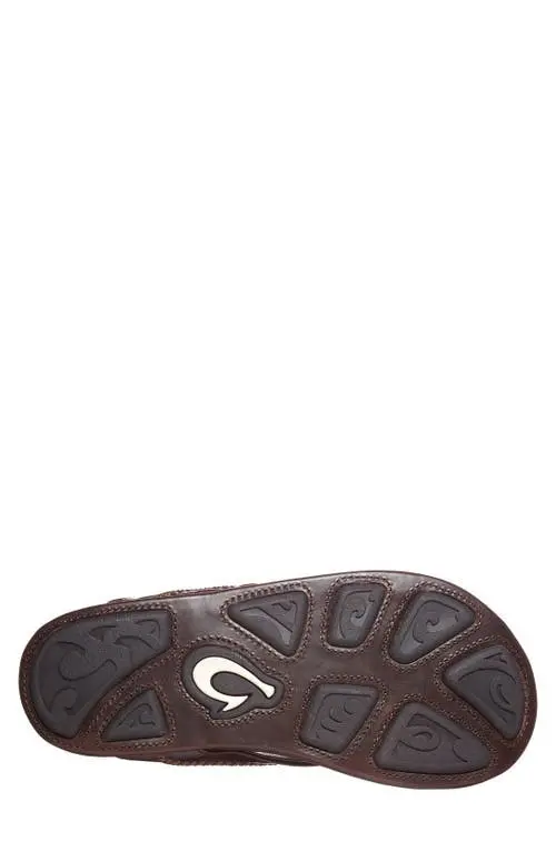 Olukai Mea Ola Flip Flop - Dark Java / Dark Java