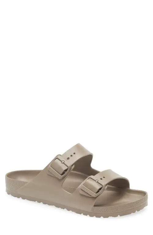 BIRKENSTOCK Arizona Waterproof Slide Sandal - Gray Taupe