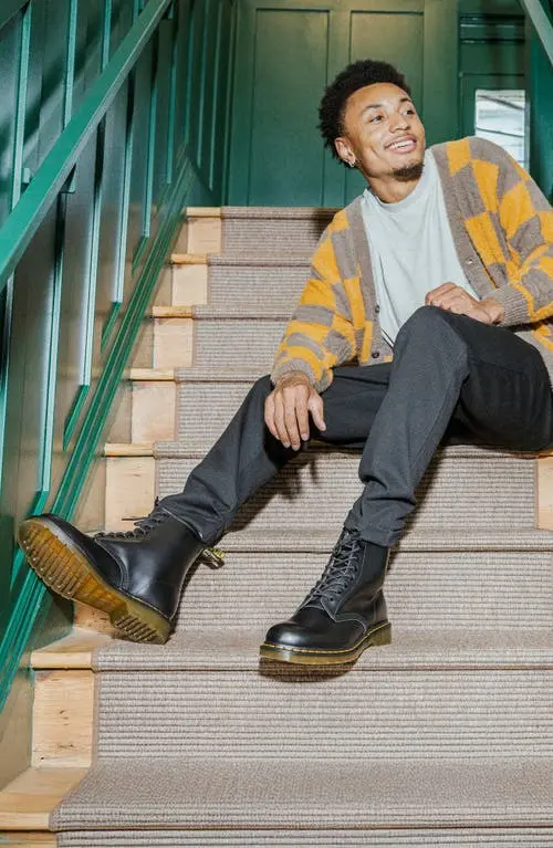 Dr. Martens 1460 Lace-up Boots - Black Smooth