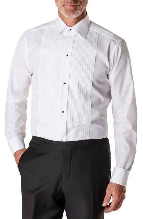 Eton Pleated Bib Tuxedo Shirt