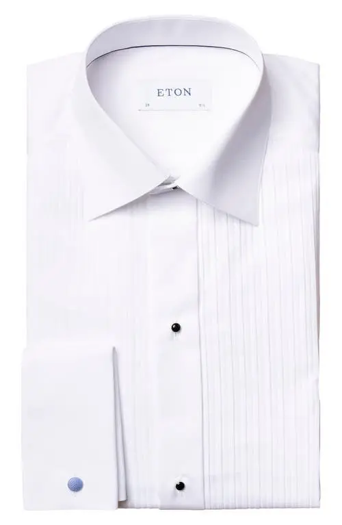 Eton Pleated Bib Tuxedo Shirt