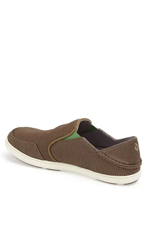 Olukai Nohea Mesh Slip-on - Mustang/lime Peel Fabric