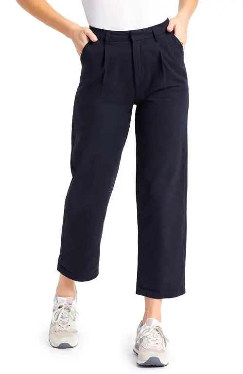 Brixton Victory High-waist Pleated Trousers