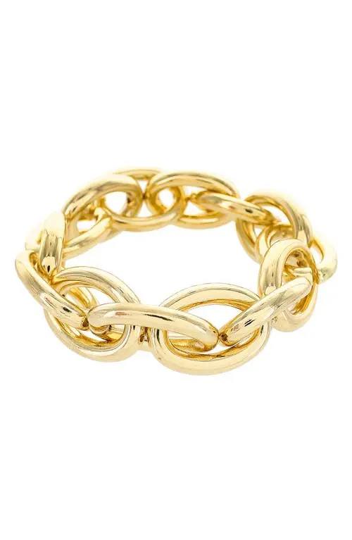 PANACEA Link Stretch Bracelet - Gold