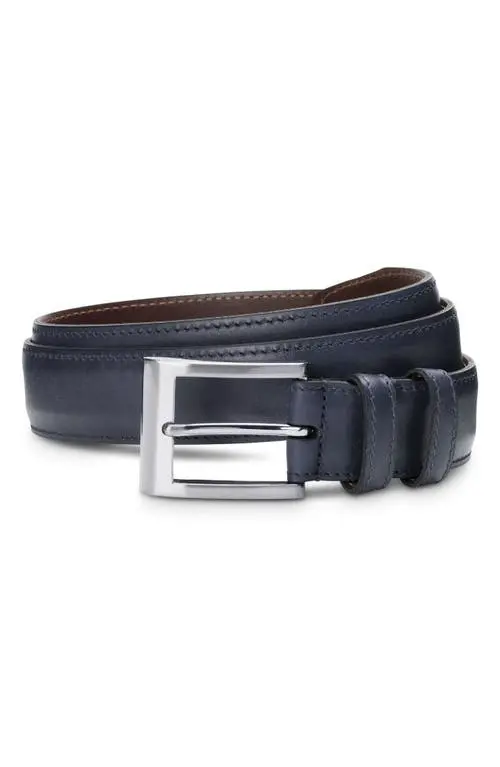 Allen Edmonds Leather Belt - Blue