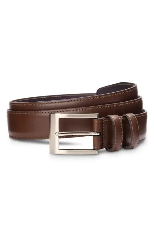 Allen Edmonds Leather Belt - Mahogany