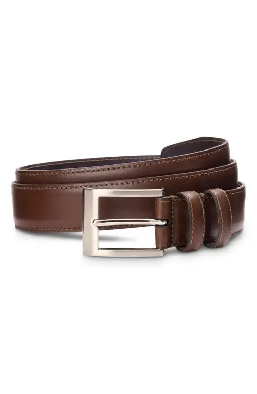 Allen Edmonds Leather Belt - Mahogany