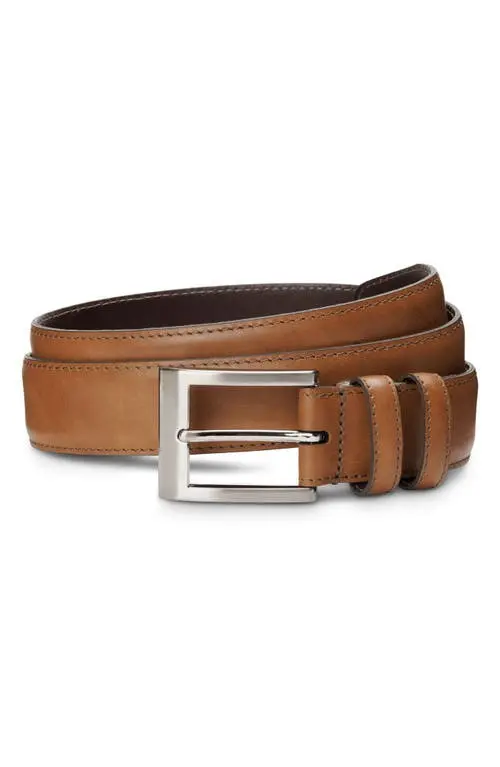 Allen Edmonds Leather Belt - Walnut/walnut
