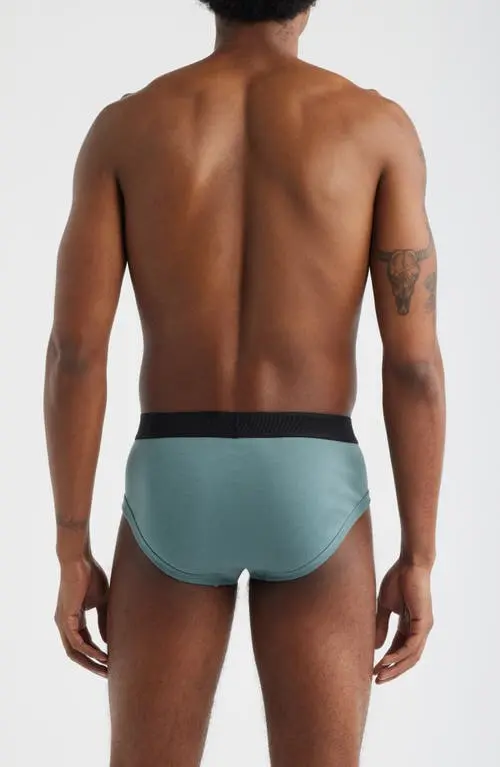 TOM FORD Cotton Stretch Jersey Briefs - Teal