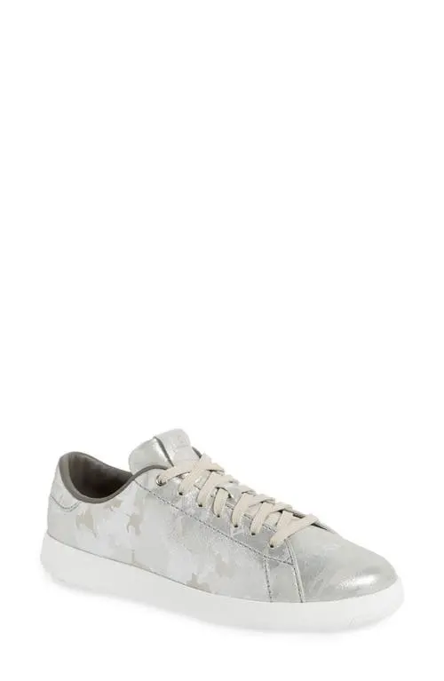 Cole Haan Grandpro Tennis Sneaker - Dove Metallic Camo Leather
