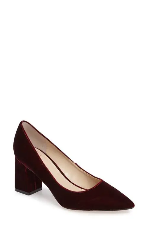 Marc Fisher Zala Pump - Dark Red