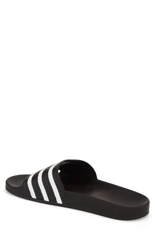 Adidas Adilette Stripe Sport Slide - Cblack/whi