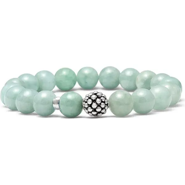 Lagos Bead Stretch Bracelet - Jade