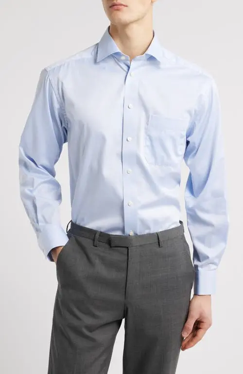 Eton Classic Fit Solid Dress Shirt - Light Pastel Blue