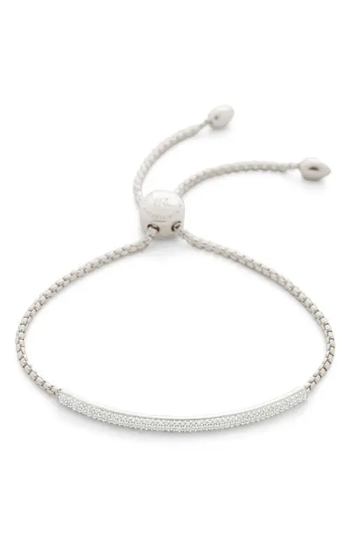 Monica Vinader Stellar Pavé Diamond Mini Bar Bracelet