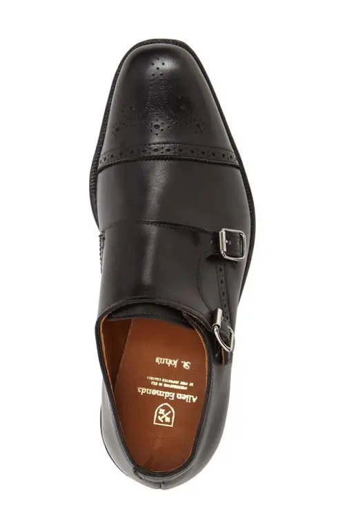 Allen Edmonds St. Johns Double Monk Strap Shoes - Black