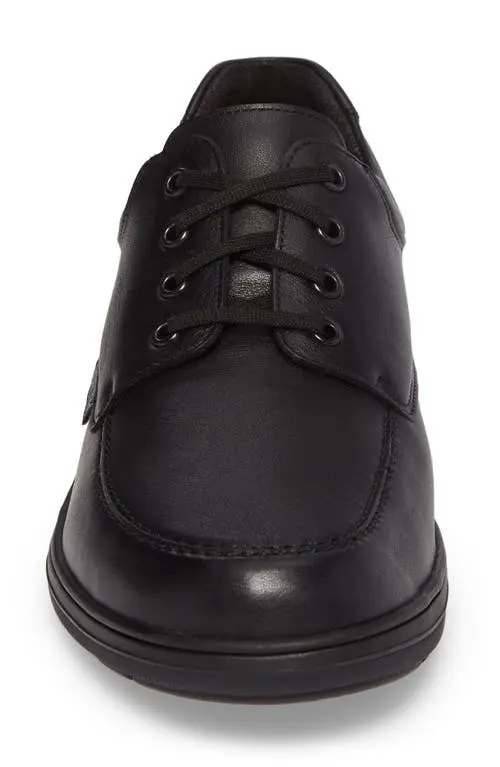 Mephisto Douk Hydroprotect Waterproof Moc Toe Derby - Black Calfskin