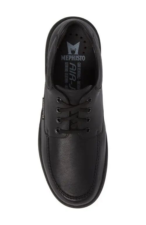 Mephisto Douk Hydroprotect Waterproof Moc Toe Derby - Black Calfskin