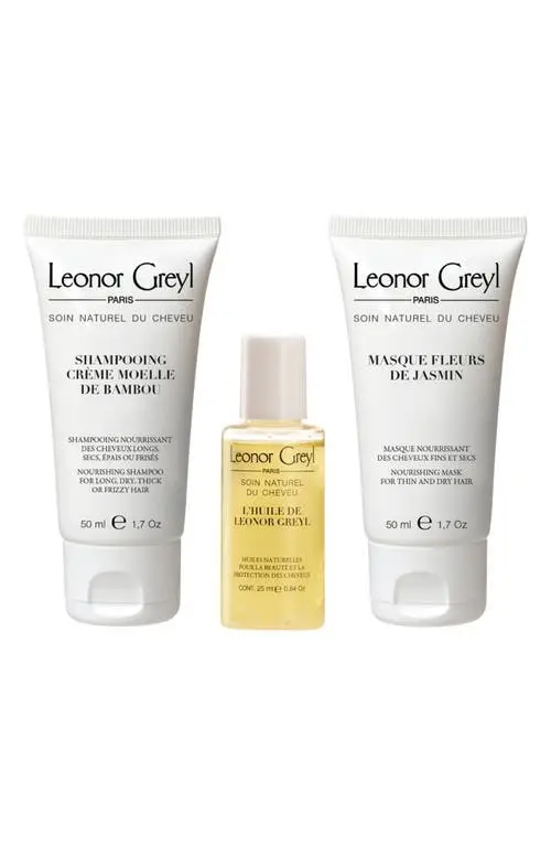 Leonor Greyl Paris Luxury Travel Kit For Dry Hair $60 Value - No Color