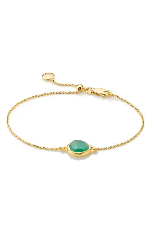 Monica Vinader Mini Siren Fine Chain Bracelet - Yellow Gold