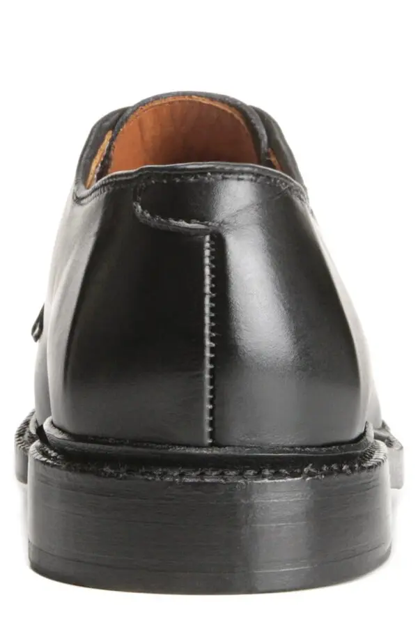 Allen Edmonds Leeds Plain Toe Derby In Black - 50% Off | Editorialist