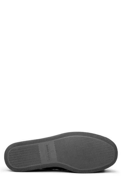 Minnetonka Lined Hardsole Slipper - Black