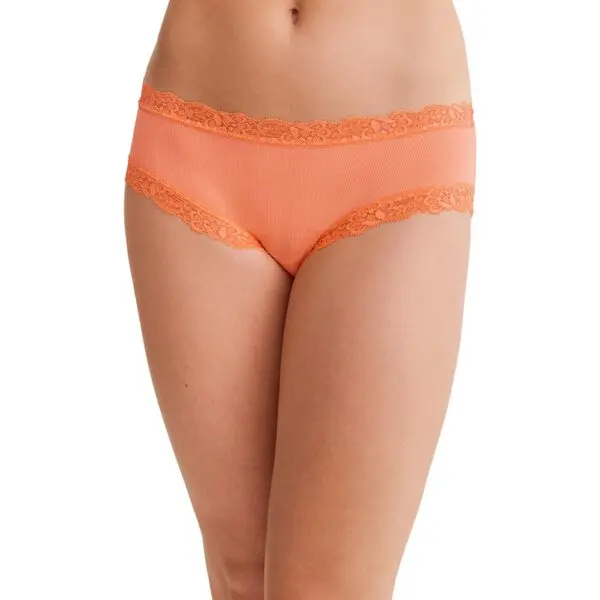 Fleur't Iconic Boyshorts - Papaya Rib