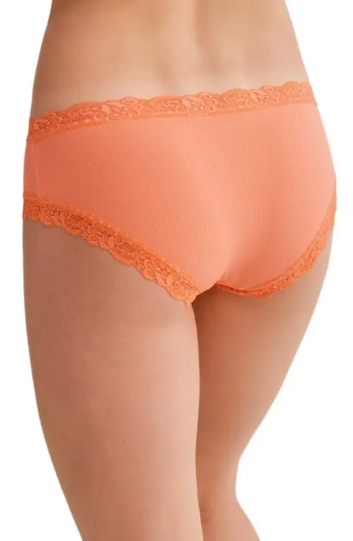 Fleur't Iconic Boyshorts - Papaya Rib
