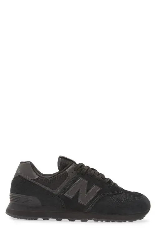 NEW BALANCE 574 Classic Sneaker - Black/ Black