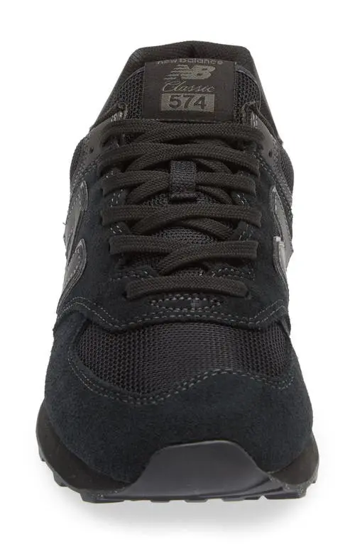 NEW BALANCE 574 Classic Sneaker - Black/ Black