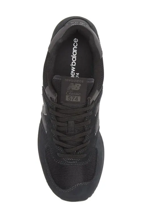 NEW BALANCE 574 Classic Sneaker - Black/ Black
