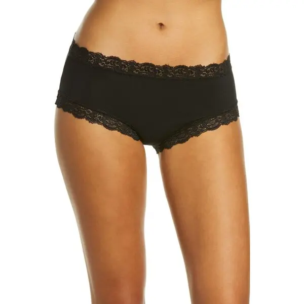 Fleur't Iconic High Waist Boyshorts - Black