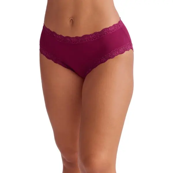 Fleur't High Waist Boyshorts - Dark Cherry