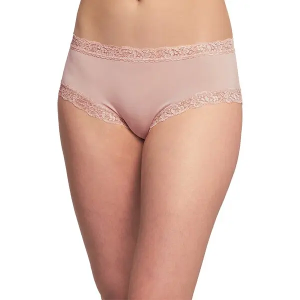 Fleur't Iconic High Waist Boyshorts - Seashell