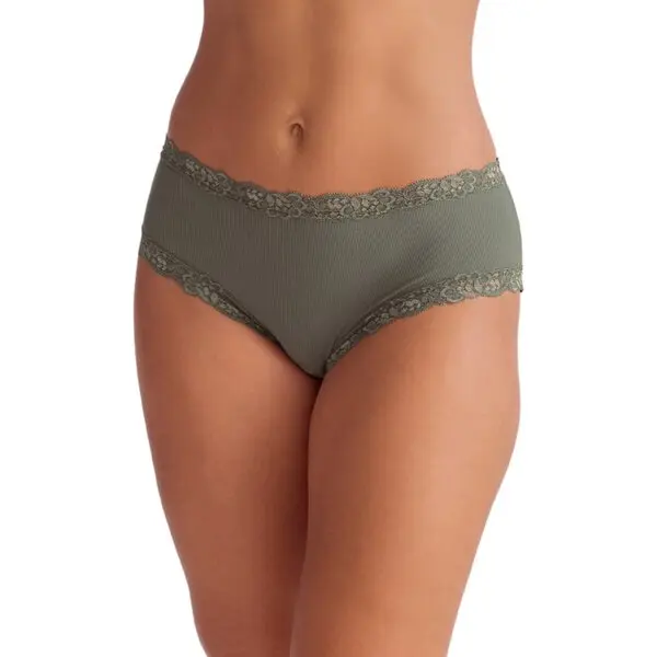 Fleur't High Waist Boyshorts - Thyme Rib