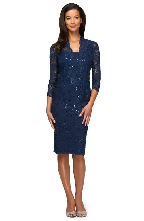 black and white lace midi dress Blue B Denim and Lace Cami Top Midi Dress in White Black L