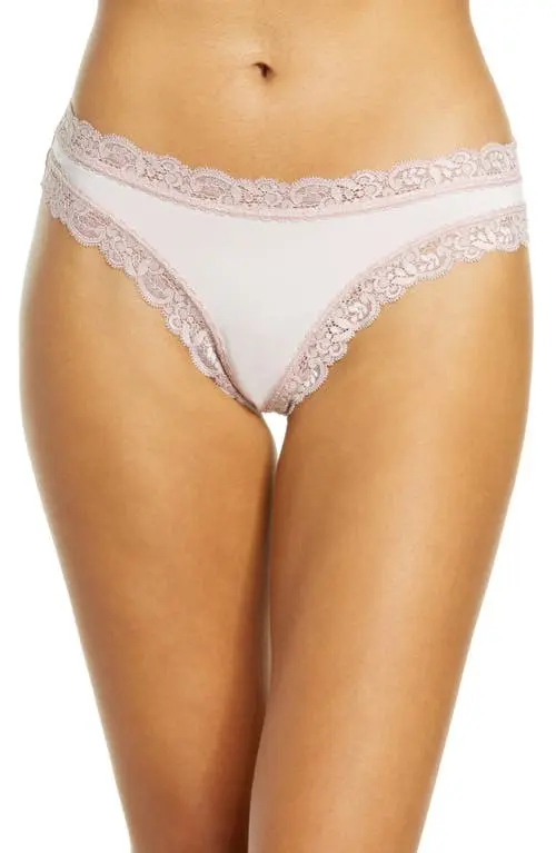 Fleur't Iconic Thong - Peonies/rosewood
