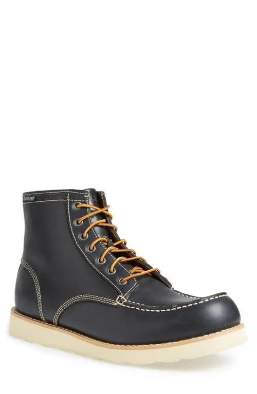 Eastland Lumber Up Moc Toe Boot - Navy Leather