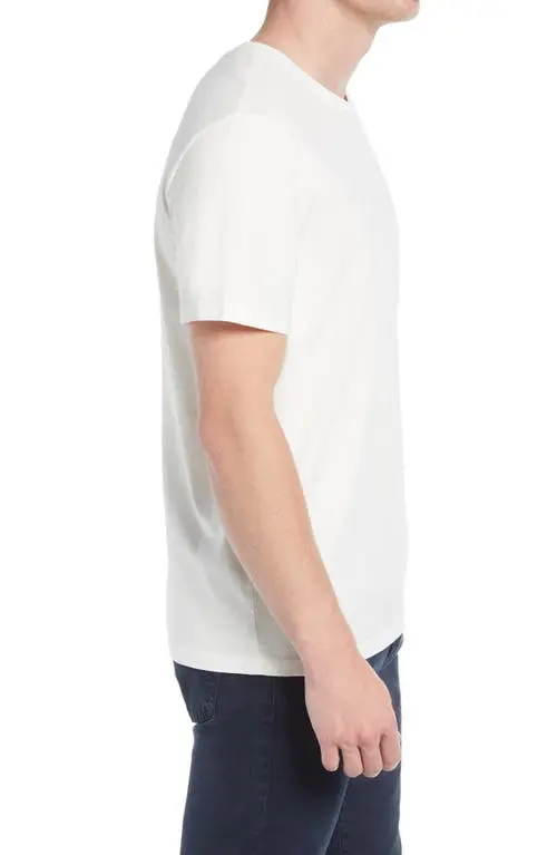 Ag Bryce Crewneck T-shirt - Ivory Dust